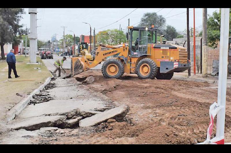 Renovación total de pavimento de un tramo de Islas Malvinas - En el ...