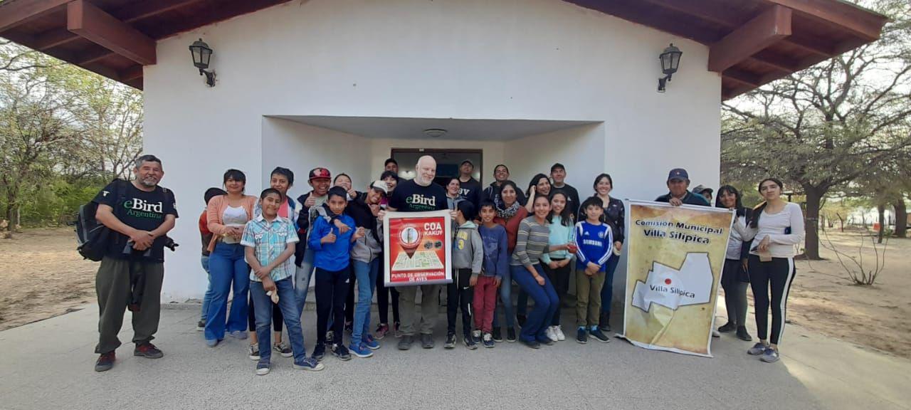 Villa Silípica: se desarrolló una jornada de Avistaje de aves y un ...