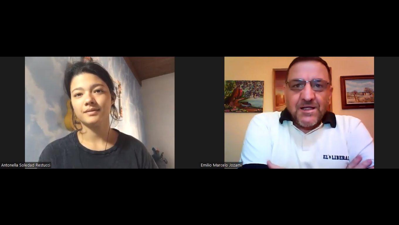 Antonella Restucci dio a luz “Ojos tristes”, una canción que habla de ...