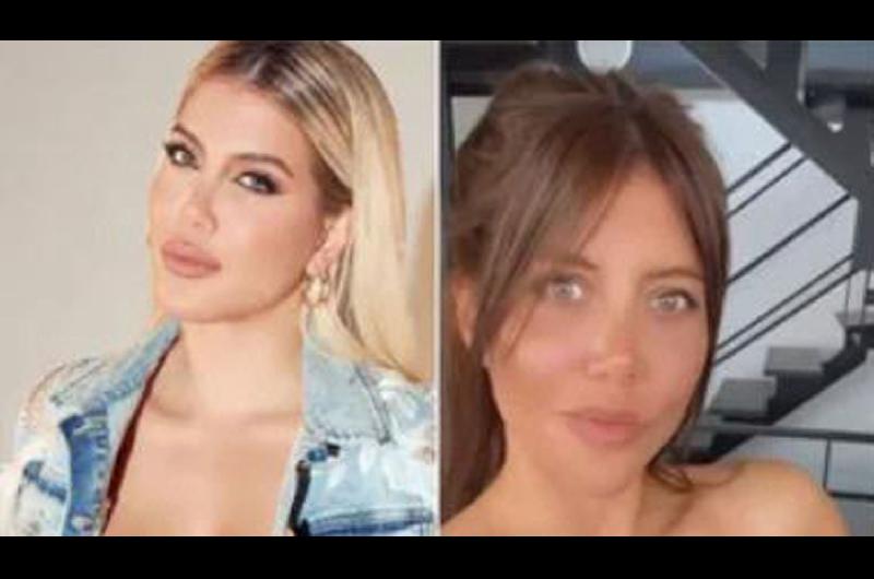 Wanda Nara volvió al color natural y algunos la comparan con su rival - Mientras interactuaba ...