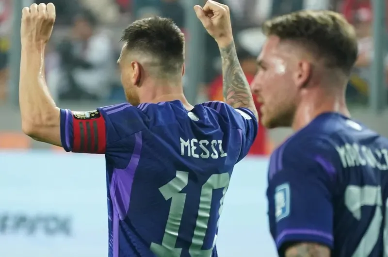 VIDEOS: Messi rompe su maleficio contra Perú con un par de golazos - El astro, en el primer ...