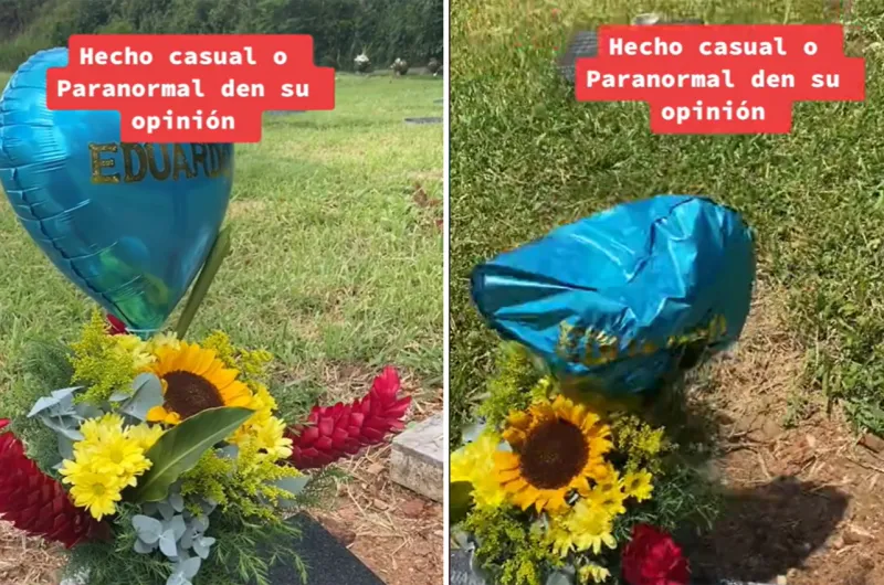 Video Fue A Visitar La Tumba Del Hijo Y Vivió Un Hecho Paranormal