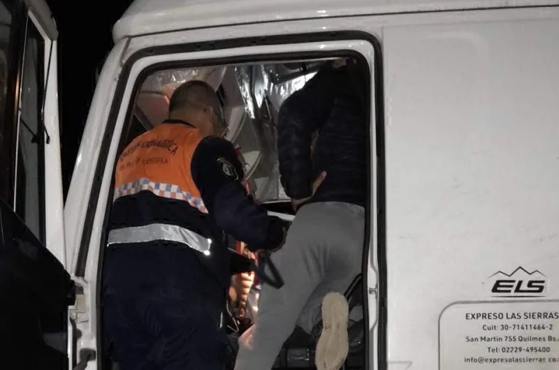 Un camionero conducía drogado y deliraba con que intentaban matarlo ...