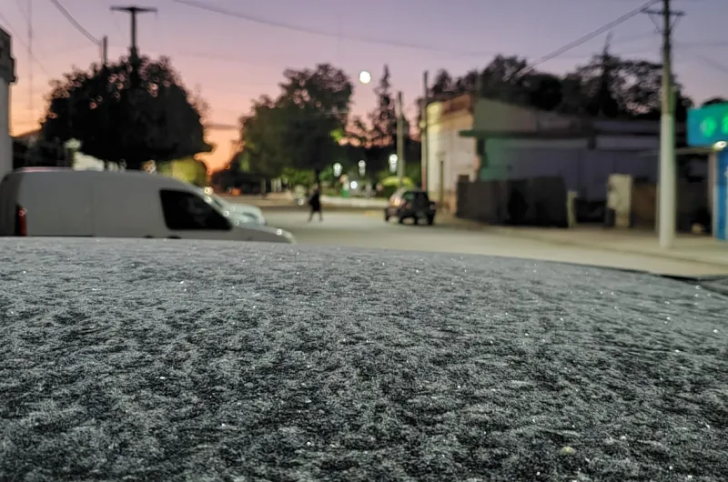 Frías soporta la primera helada del otoño - TIEMPO.