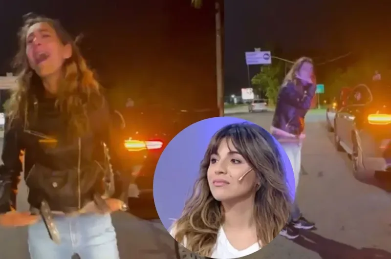 VIDEO | Gianinna Maradona chocó con una productora de Telefe que estaba ...