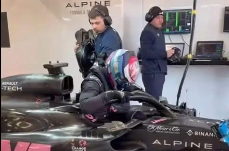 Franco Colapinto empezó a tomarle al pulso a Alpine - El piloto ...