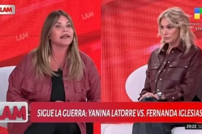 Tensión en LAM: fuerte cruce entre Nazarena Vélez y Yanina Latorre - Nazarena atacó a Yanina y a ...