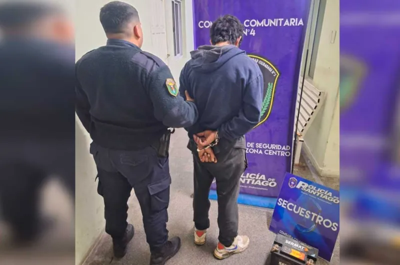 Intentó huir, pero fue detenido: secuestran un arma blanca en pleno ...